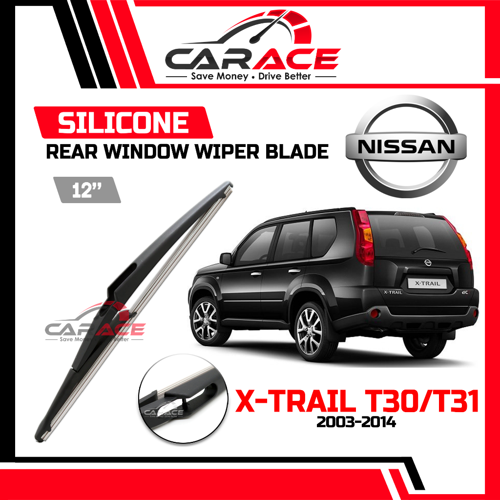 NISSAN X-TRAIL T30/T31 12" ใบปัดน้ําฝนซิลิโคนหน้าต่างด้านหลัง Wiper Belakang NISSAN X-TRAIL ที่ ...