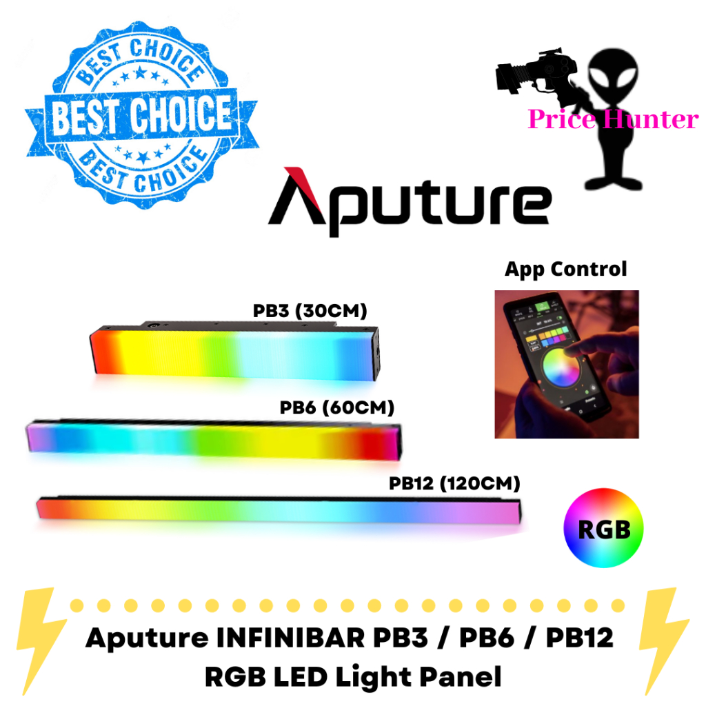 แผงไฟ LED RGB INFINIBAR PB3 PB6 PB12 | Shopee Thailand