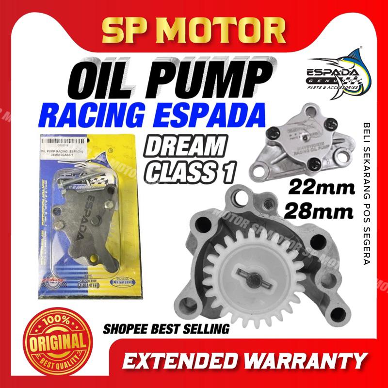 Espada ปั๊มน้ํามัน Racing High Volume 28MM Honda Class 1 class1/ Ex5 ...