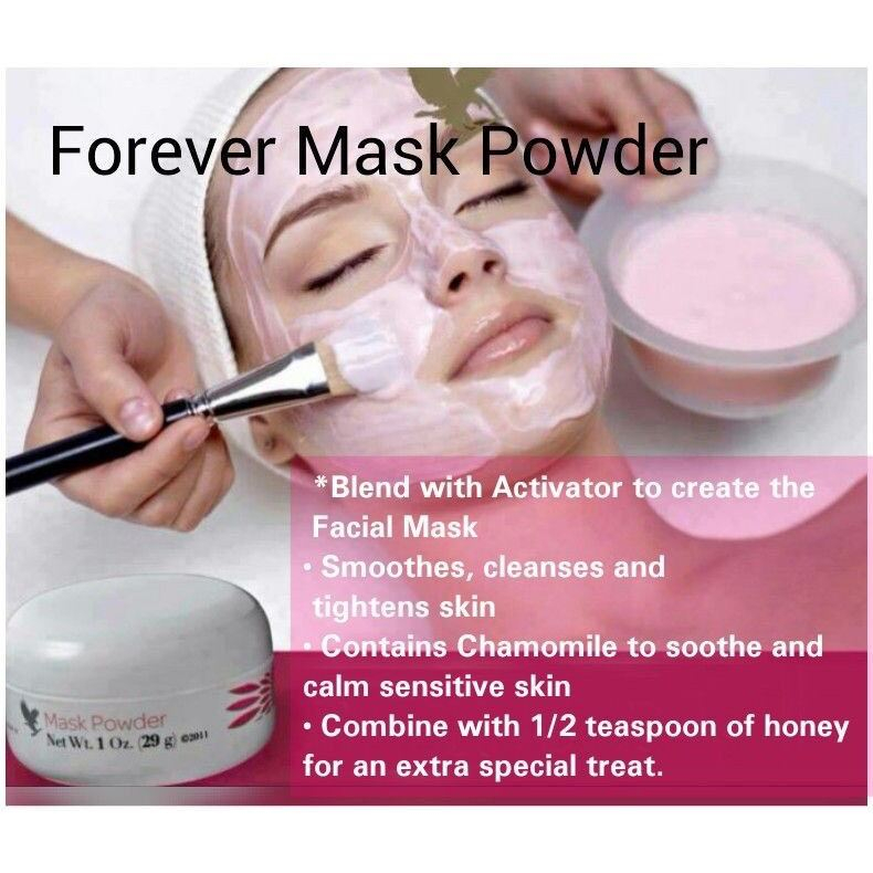 Forever Living mask Powder (29 กรัม) / มาส์กว่านหางจระเข้กระตุ้น (130 ...