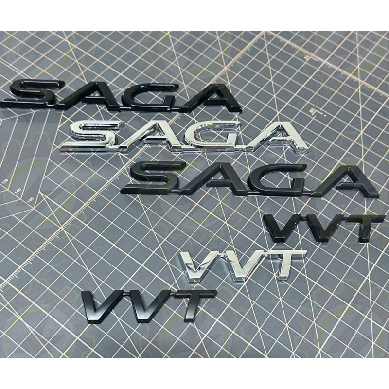 ขนาด PROTON SAGA BLM / FL / FLX ,SAGA 2016 VVT WORDING LOGO / EMBLEM ...