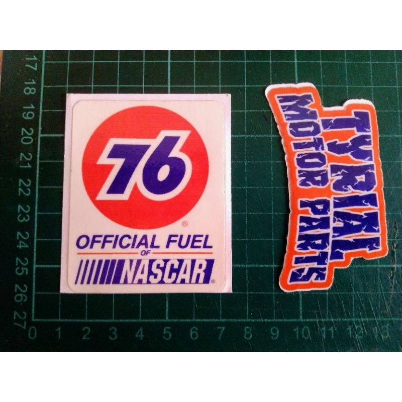 สติ๊กเกอร์ 76 RACING GAOLINE STICKER 76 NASCAR PRINT LAMINATED | Shopee ...