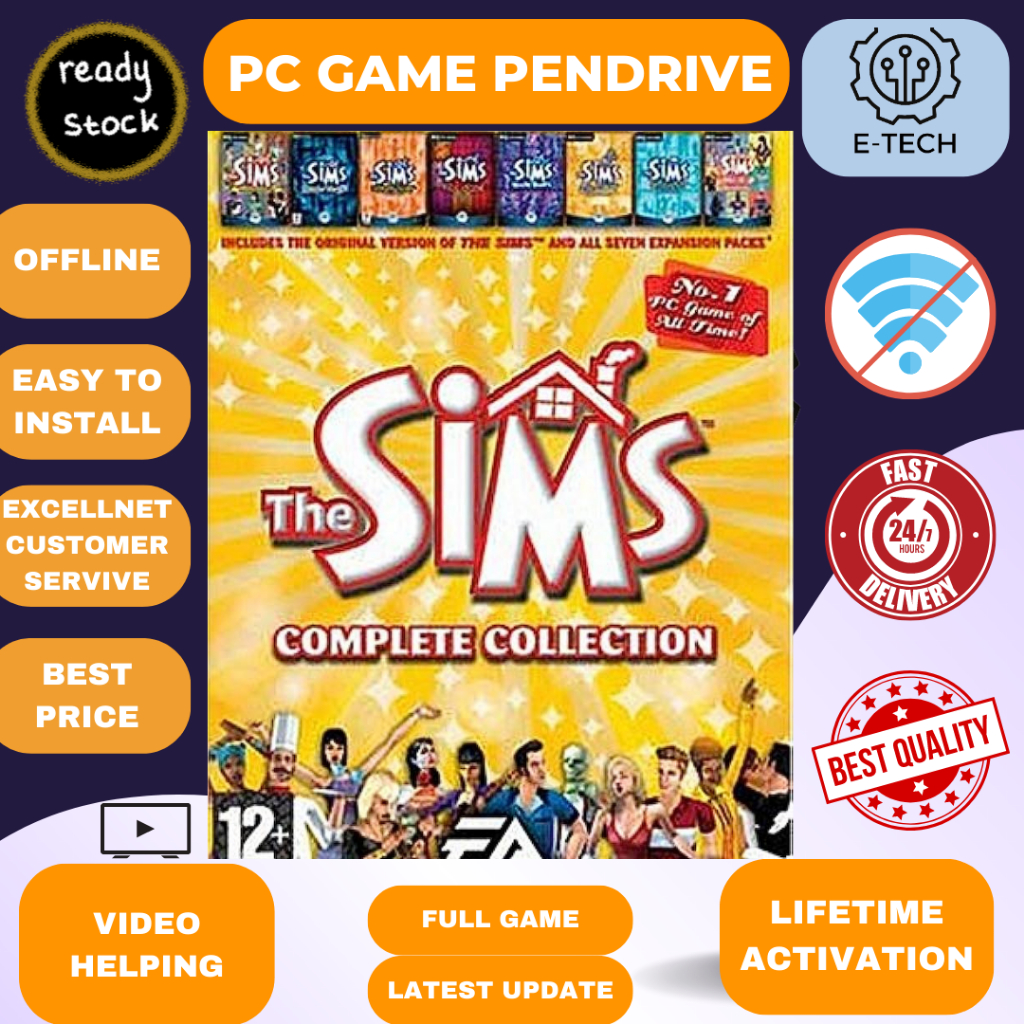 [เกมพีซี] The Sims 1 Complete Collection - Offline [ Pendrive ...