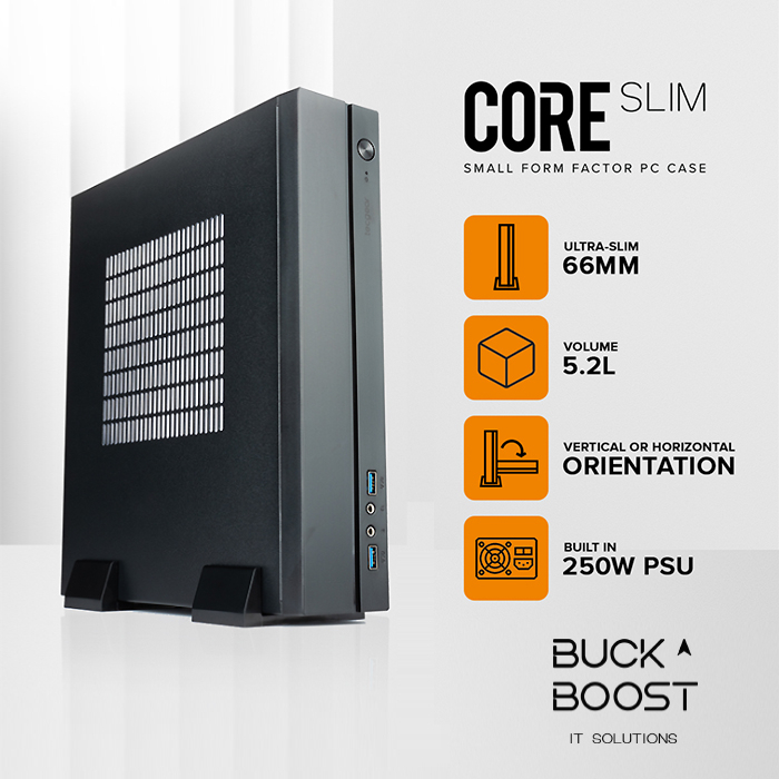 Tecgear CORE SLIM SFF เคส PC คุณภาพสูง (พร้อม PSU 250W) | Shopee Thailand