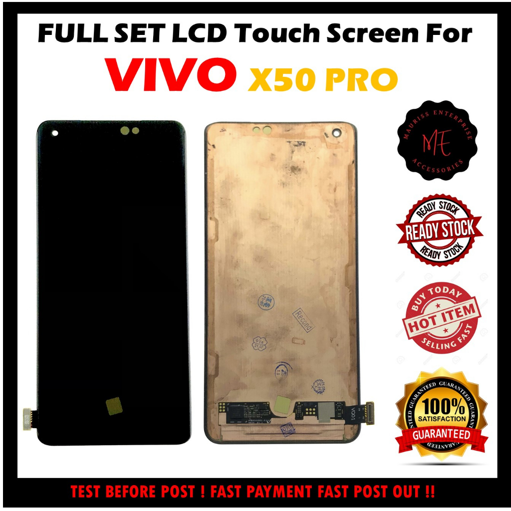 ชุดหน้าจอสัมผัส LCD แบบเต็มจอ สําหรับ VIVO X50 PRO | Shopee Thailand