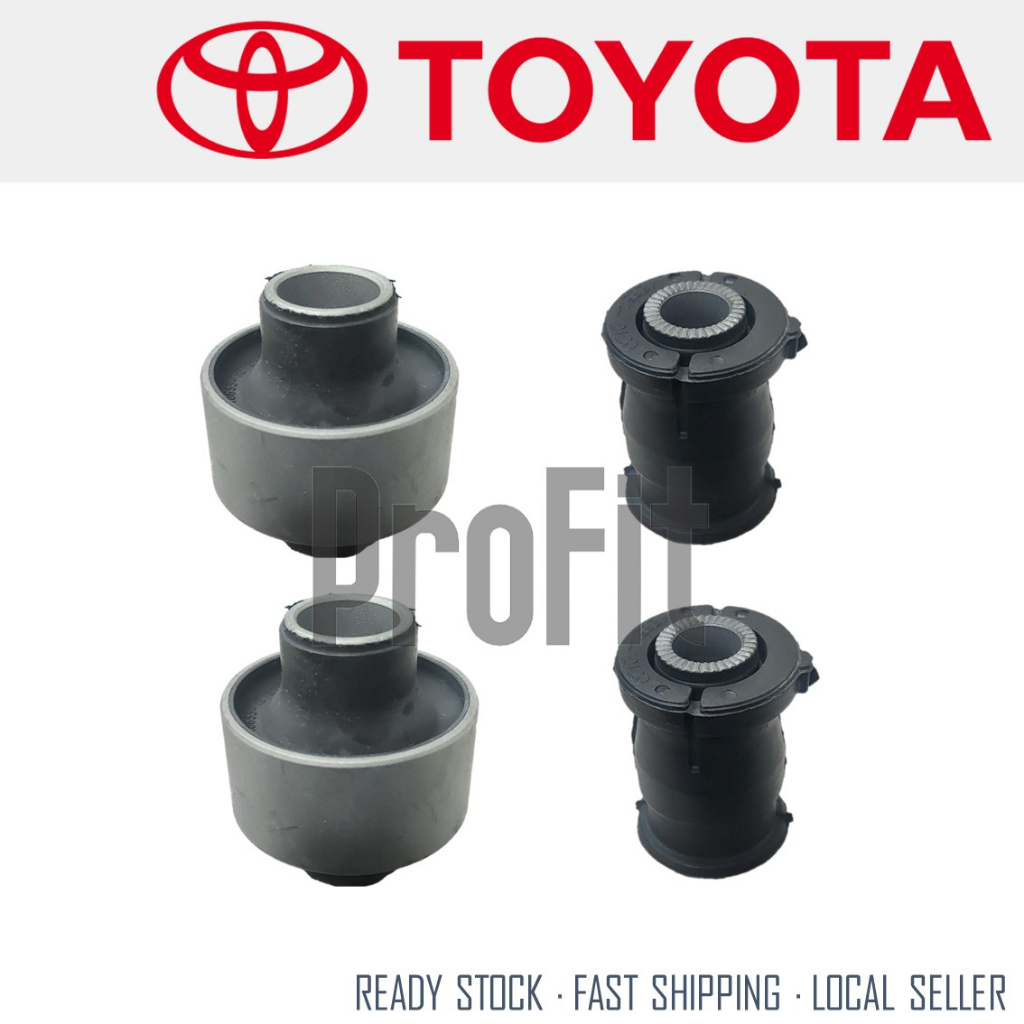 Toyota CORROLA AE111 - บูชแขนล่างหน้า (ใหญ่และเล็ก) 48655-12130 X2 ขนาด ...