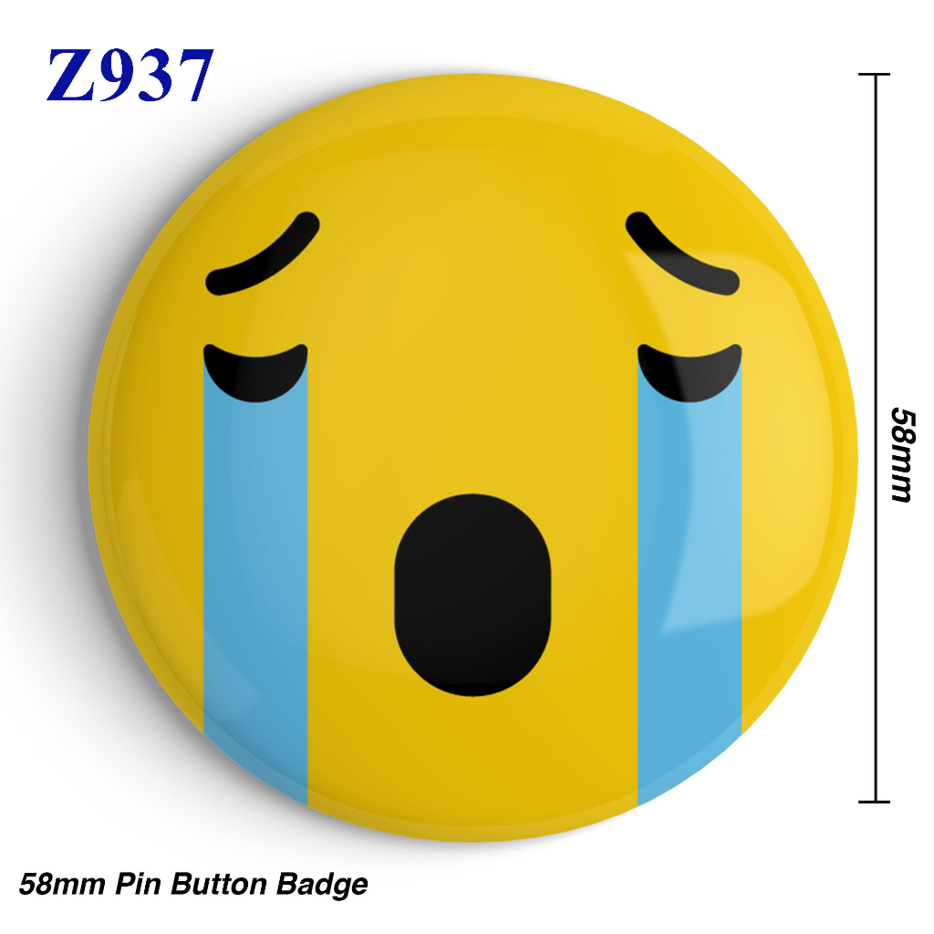 Emoji Emoticon Designs ป้ายปุ่ม 58 มม. พร้อมพิน (Z921-Z950) | Shopee Thailand