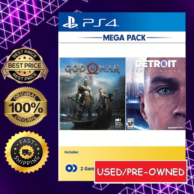 [ถูกที่สุด / Murah] แผ่น CD Playstation PS4 เกม God of War Detroit ...