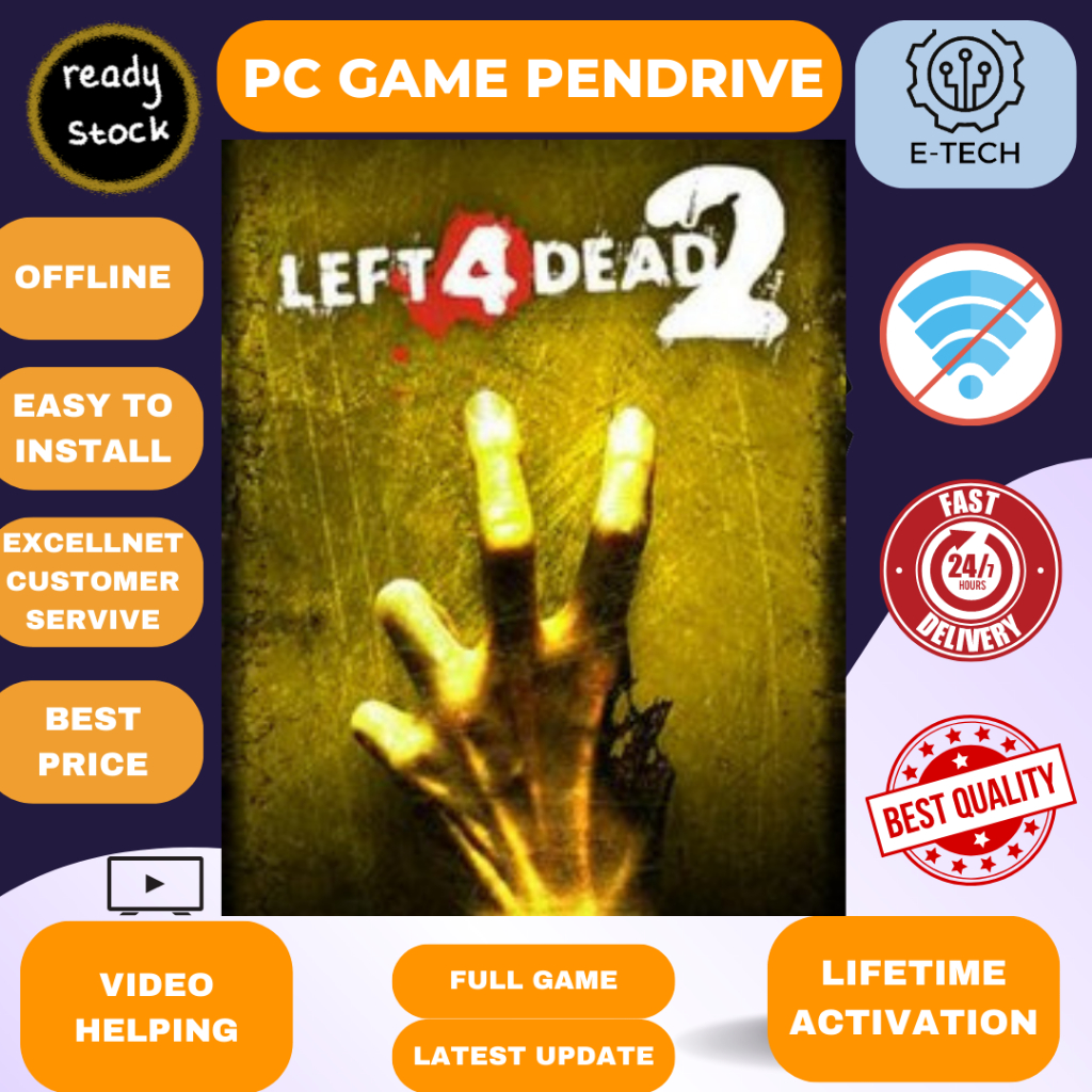 [เกม Pc] Left 4 Dead 2 (v2.2.0.2 + DLC: The Last Stand) [Pendrive] | Shopee Thailand