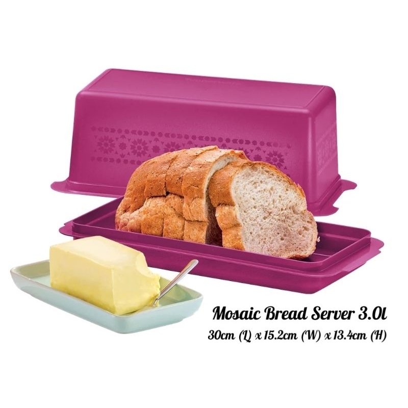 Tupperware Bread Server 3.0L - สีม่วง | Shopee Thailand