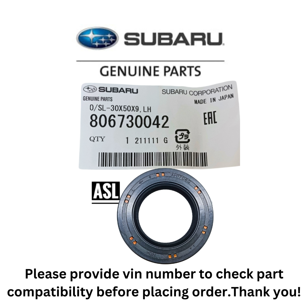 เพลาหน้า Subaru LH ซีลน้ํามัน 806730042 Forester Impreza WRX STI Legacy ...