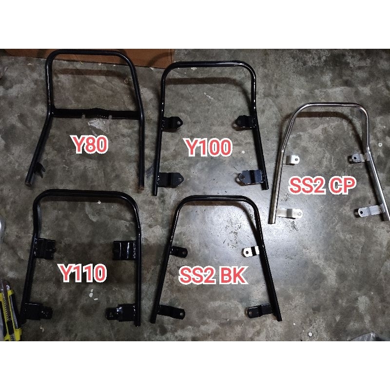 บาร์เหล็กด้านหลัง ตัว L สําหรับ Yamaha Y80 Y100 Y110 SS2 SPOILER SPORT ...
