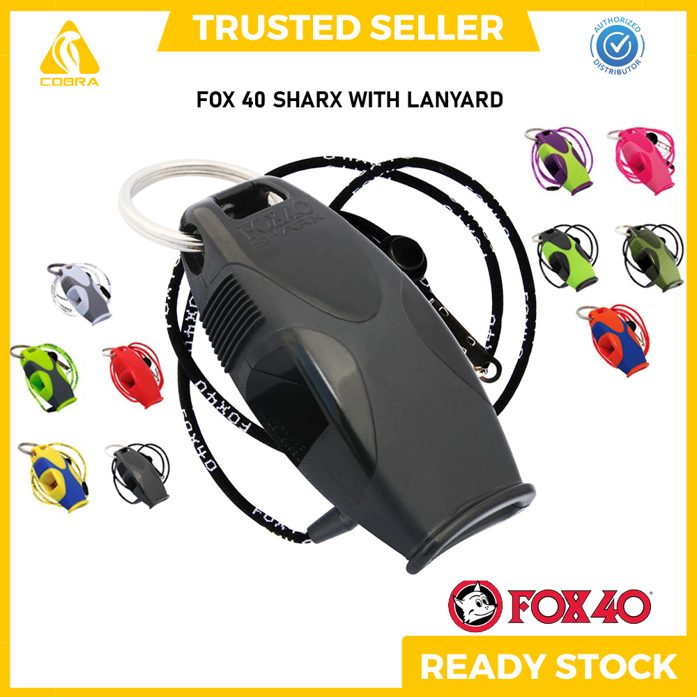 Fox 40 Sharx นกหวีดเชือกเส้นเล็ก พร้อมพลังเสียง 120 dB | Shopee Thailand