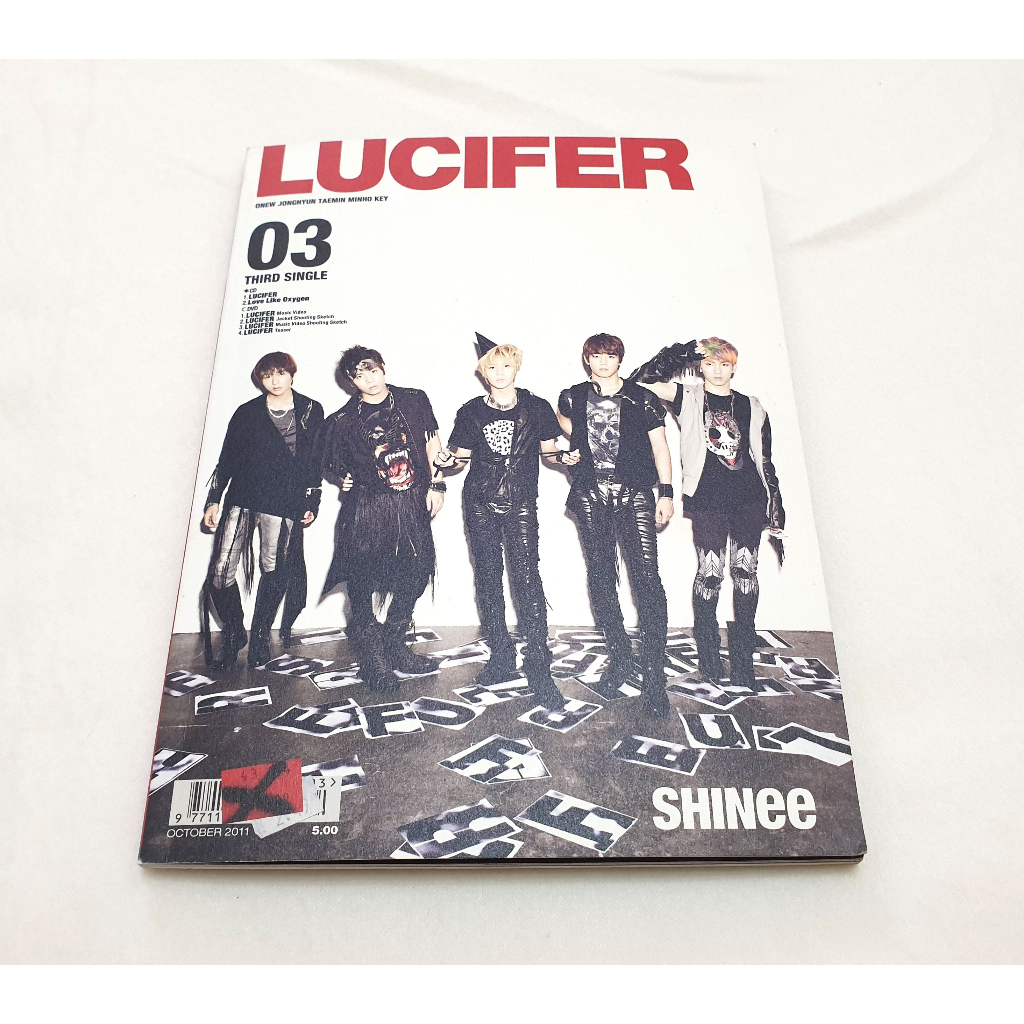 [Preloved] Shinee - Lucifer [3rd Japanese Single] [CD+DVD, Regular ...