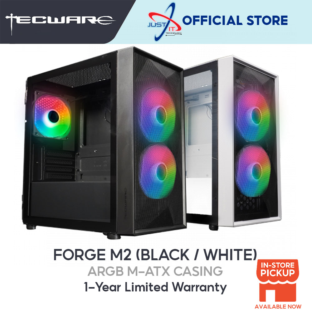 Tecware NEO M2 TG / TECWARE FORGE M2 ARGB MATX เคสเกมมิ่ง (สีดํา / สี ...