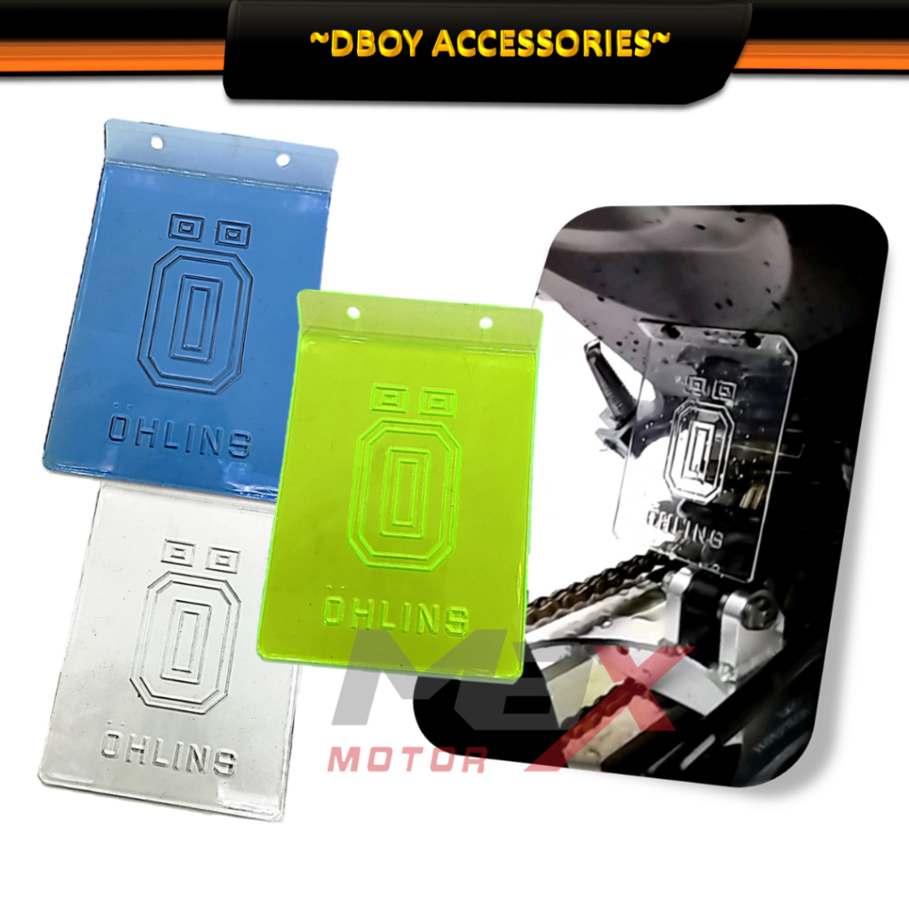 แผ่น Mono Ohlins ฝาครอบ Mono Monoshock โช้คอัพโปร่งใส LC135 Y15 Y15ZR ...