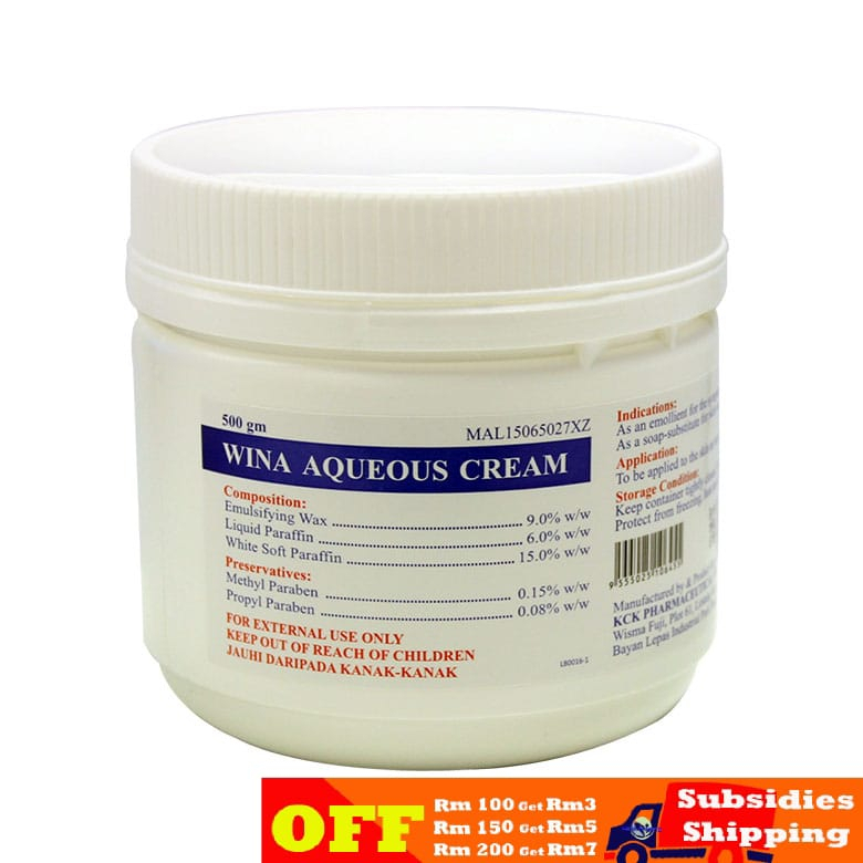 Wina Aqueous Cream (500G) | Shopee Thailand