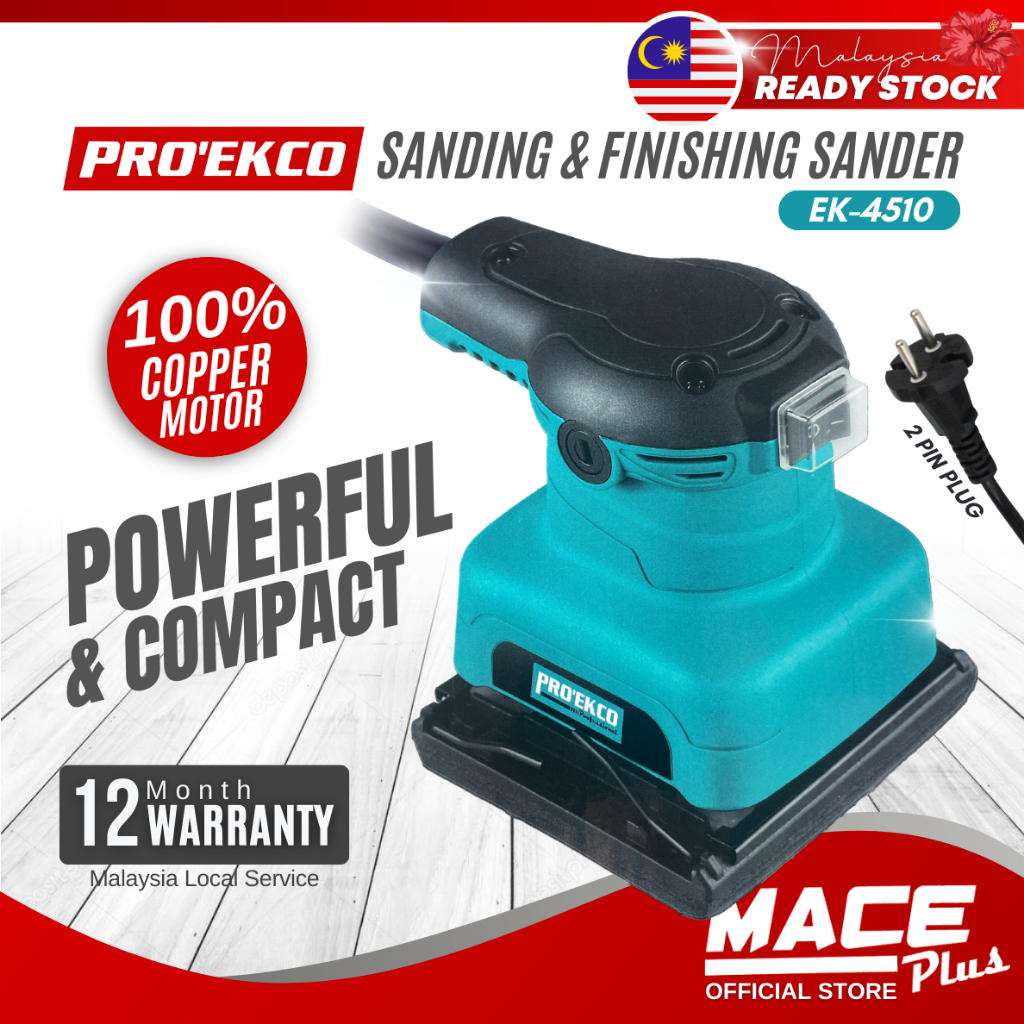 Pro EKCO EK-4510 / JST61101 Sander Machine เครื่องขัดไฟฟ้างานไม้ ...