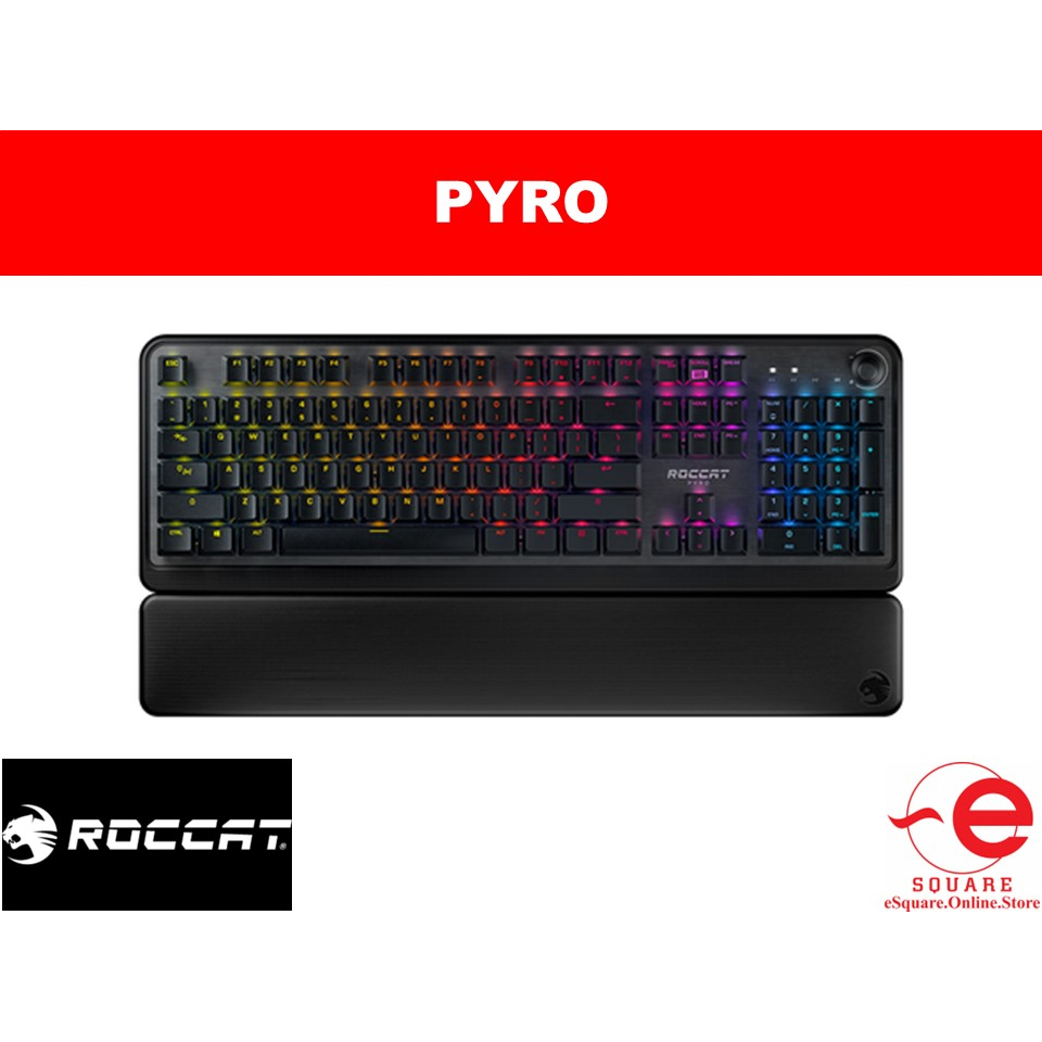 Roccat PYRO คีย์บอร์ดเชิงกล | Shopee Thailand
