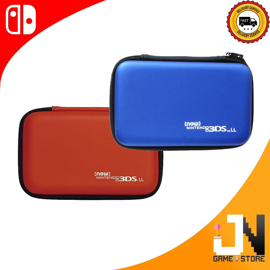 Nintendo NEW 三维S LL Hard Pouch สีแดง/น้ําเงิน (ใหม่) | Shopee Thailand