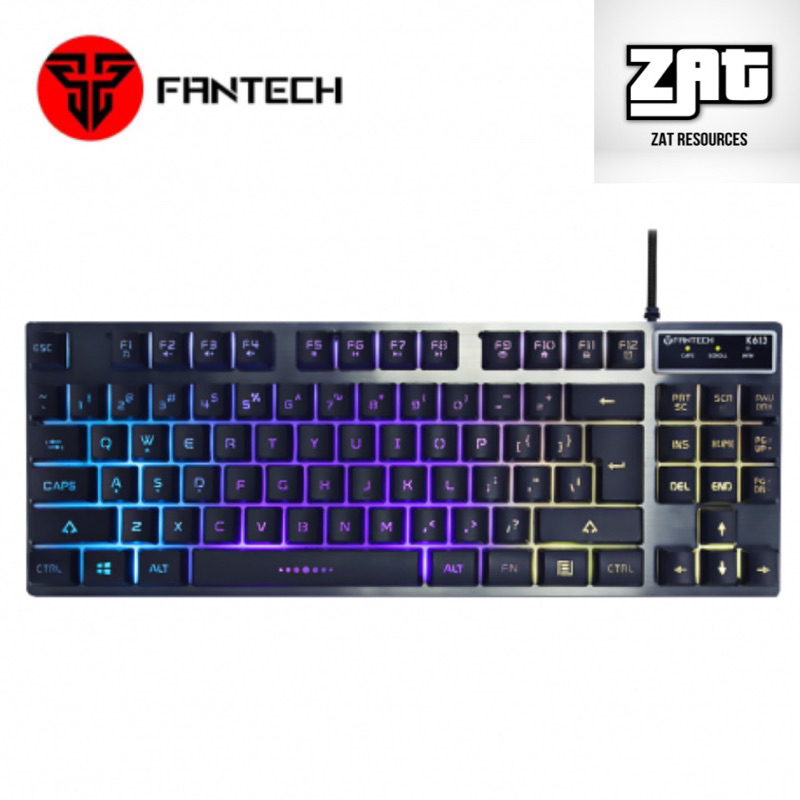 Fantech K613 Fighter II คีย์บอร์ดเกมมิ่ง มีไฟแบ็คไลท์ USB | Shopee Thailand