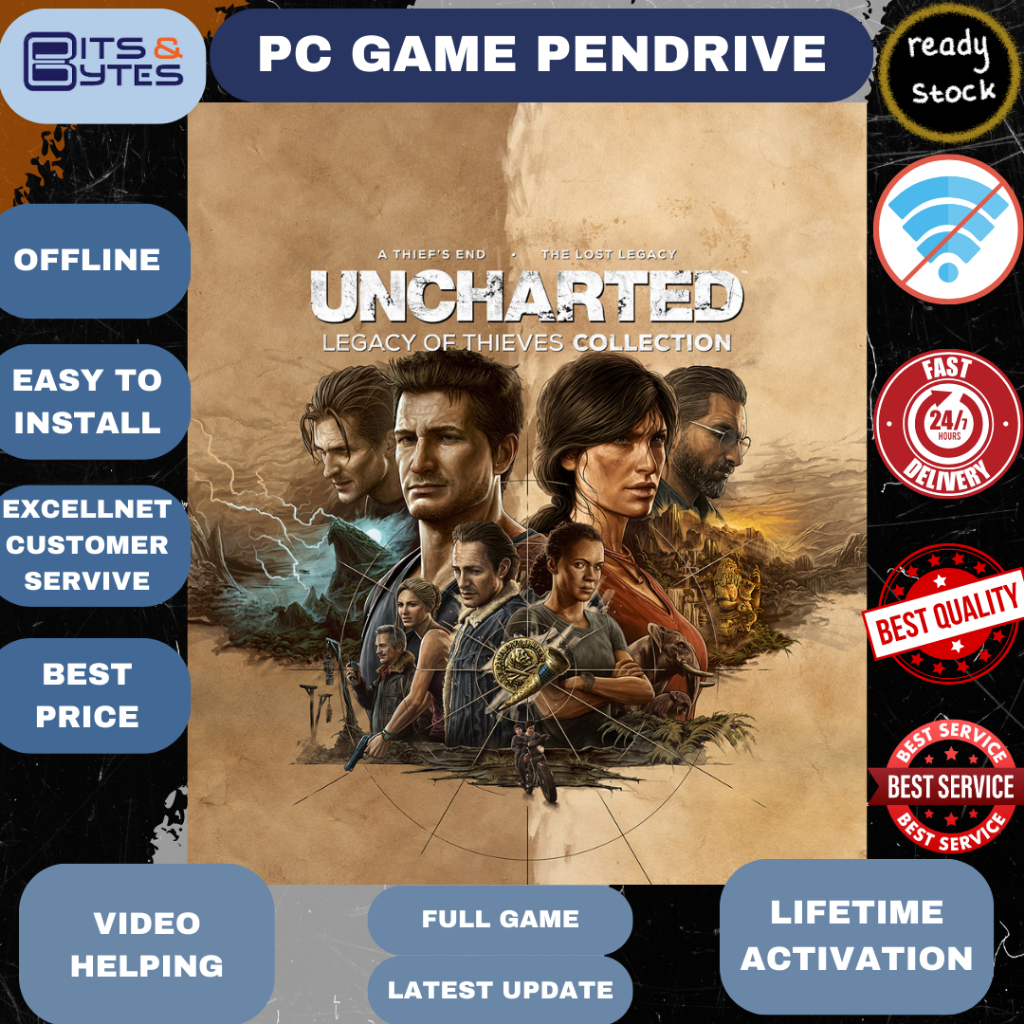 [เกม Pc] UNCHARTED: Legacy of Thieves Collection - Offline [64gb ...