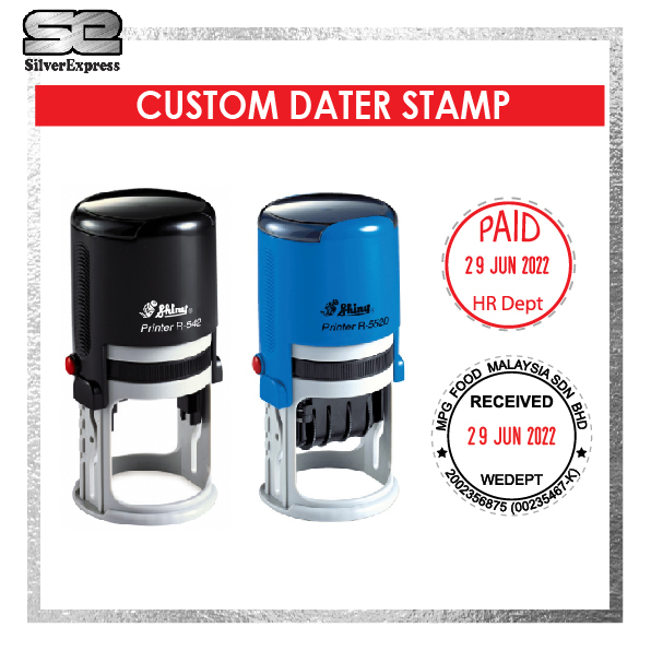 Shiny ROUND CHOP แสตมป์ปรับแต่งแดตเตอร์ R-517D R-524D R-532D R-538D R ...