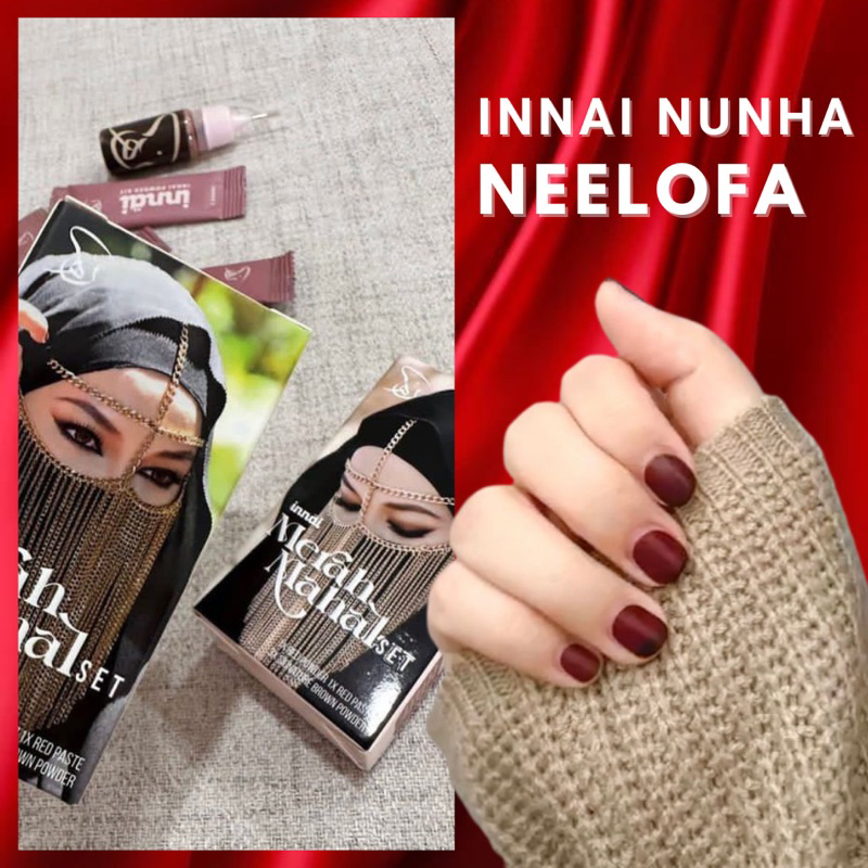 Merah New Innai Nunha Neelofa - Inai Red/ Red Expensive - Innai Dark ...