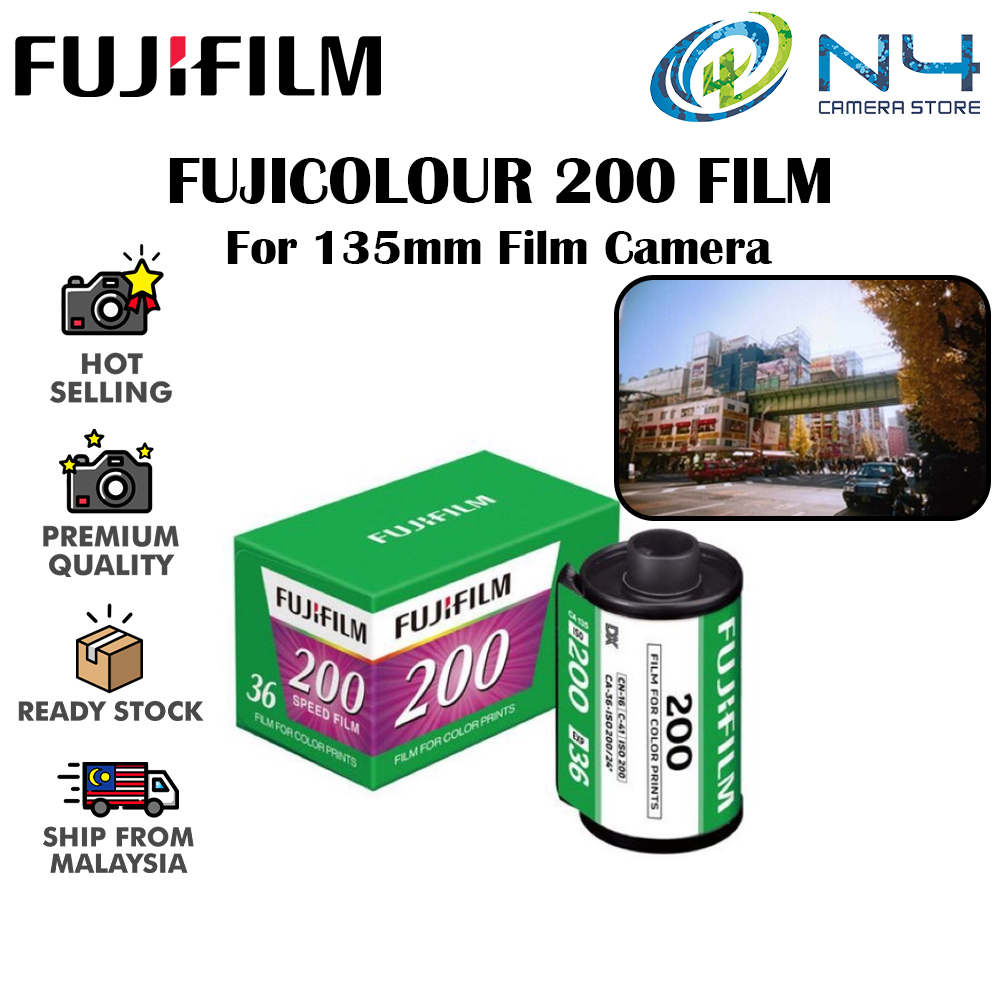 Fujifilm Fujicolor 200 Color Film 36 Exposure ( 35mm EXP DATE FUJIFILM ...
