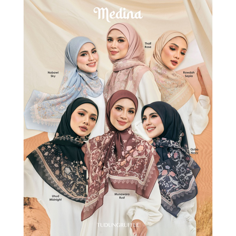 [Tudung Ruffle] Raya Collection 2023 - Medina, Zellij, Laylatul Qadr ...