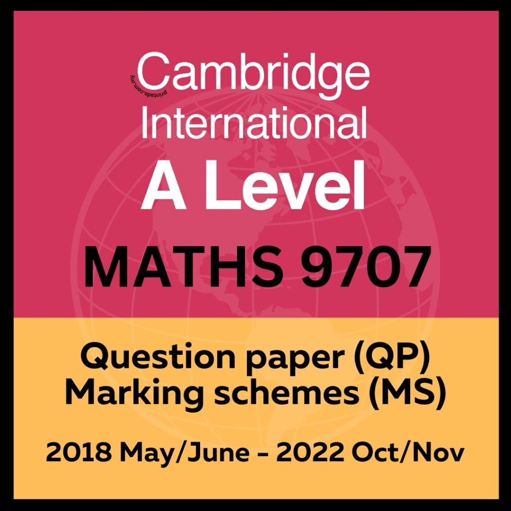 หนังสือคณิตศาสตร์ 9707 - Cambridge A Level Past Year Papers (ตัวแปร 5 ...