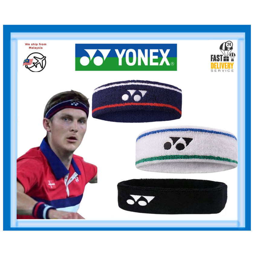 Yonex 75th ที่คาดผมผ้าฝ้ายเหงื่อ HairBand ผู้ชายผู้หญิง Unisex Ikat ...