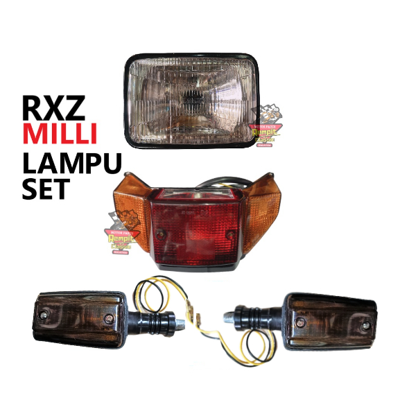 Rempit RXZ Lama / Milli ไฟหน้า Chop Yamaha Imasen ญี่ปุ่น ไฟหน้า โคมไฟ ...