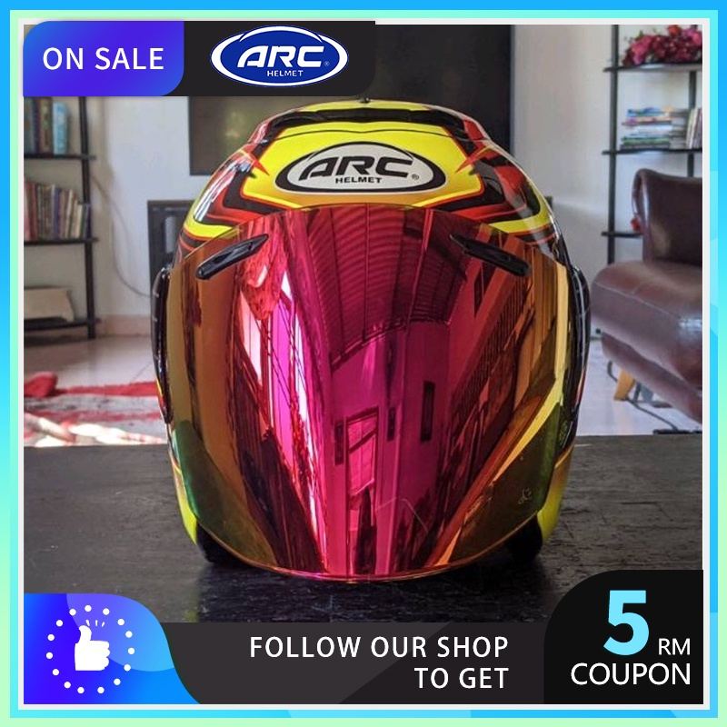 หมวกกันน็อค ARC RITZ VISOR หมวกกันน็อค ARC RITZ AR1 AR3 AR5 | Shopee ...