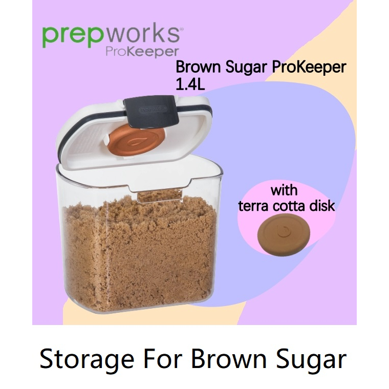 Prepworks by Progressive Brown Sugar ProKeeper 1.4 ลิตร พร้อมกล่องใส่ ...
