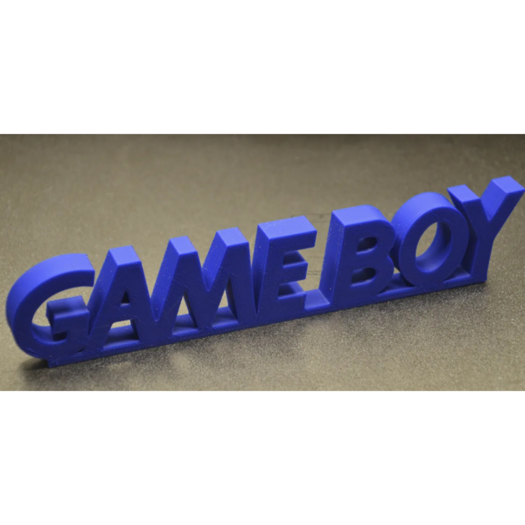 Gameboy Logo (三维ตกแต่งโต๊ะ) ขนาด 200mm x 38mm x 12mm | Shopee Thailand