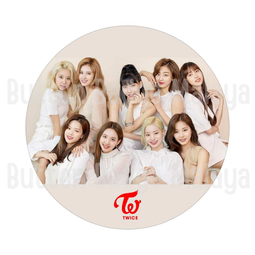Twice ONCE KPOP เข็มกลัดติดกระดุม ขนาด 58 มม. สําหรับงานวันเกิด ...