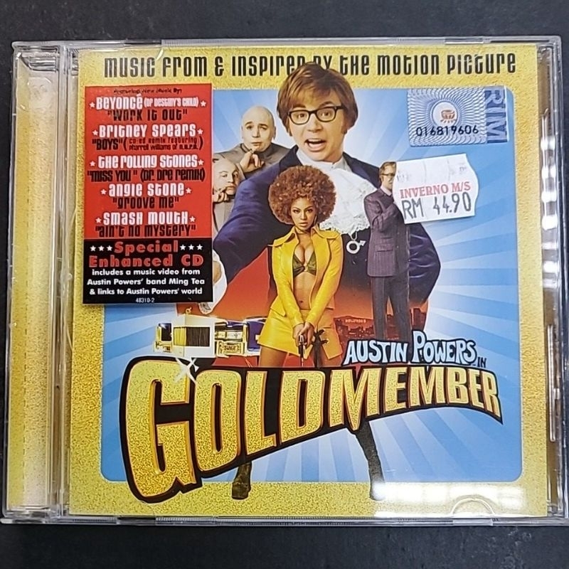 แผ่น CD Austin Powers In Goldmember Soundtrack | Shopee Thailand