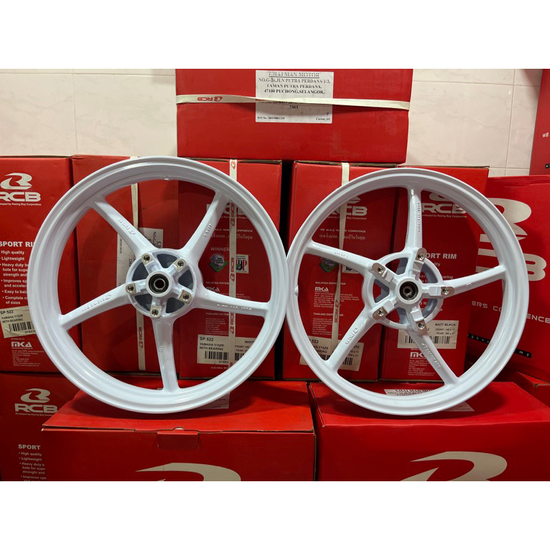 ขอบล้อรถแข่ง RCB RB SP522 Yamaha Y15ZR Y16ZR 100% Y15 Y16 185/250-17 ...