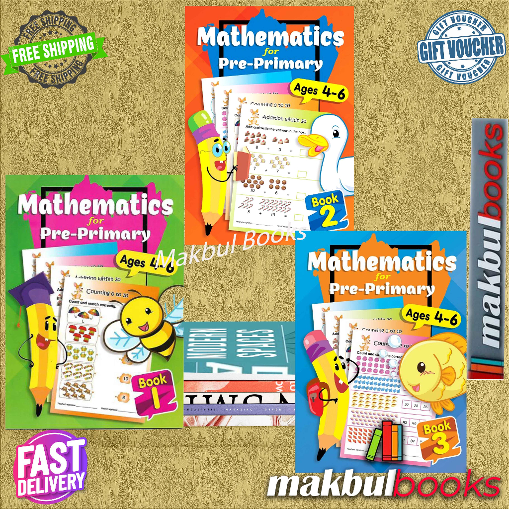 Mind TO MIND: MATHEMATICS สําหรับหนังสือ PRE-PRIMARY AGES 4 -6 เล่ม 1 ...