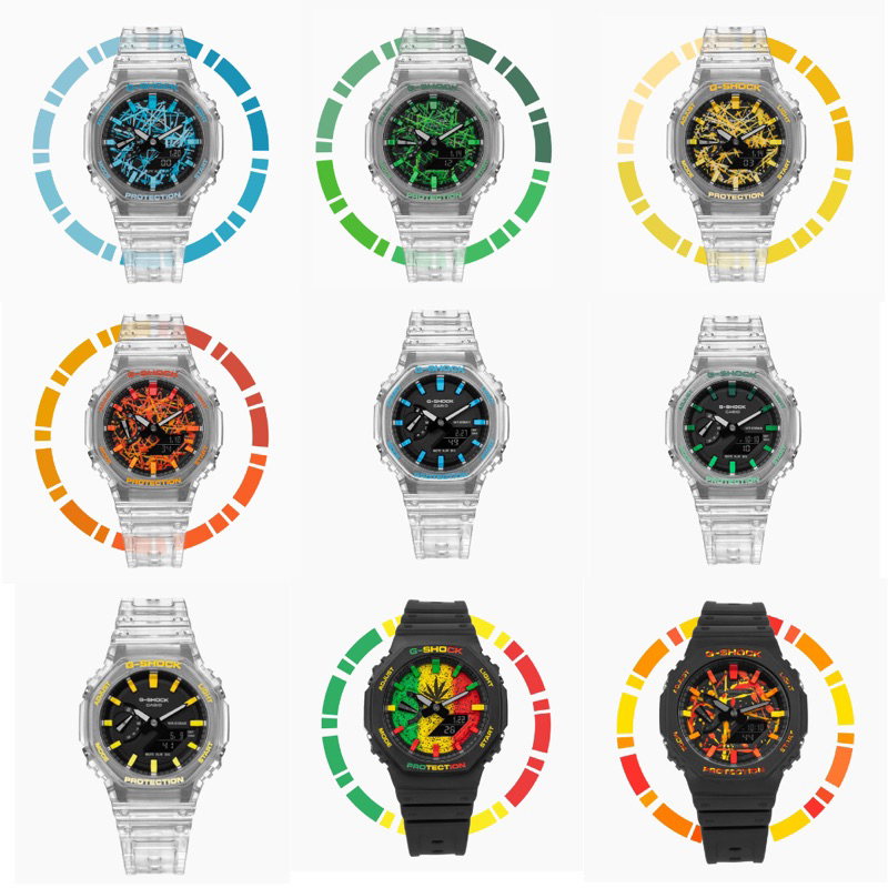 G-shock GA-2100 นาฬิกาสปอร์ต ANALOG-DIGITAL AUTO LIGHT GA2100 นาฬิกา ...