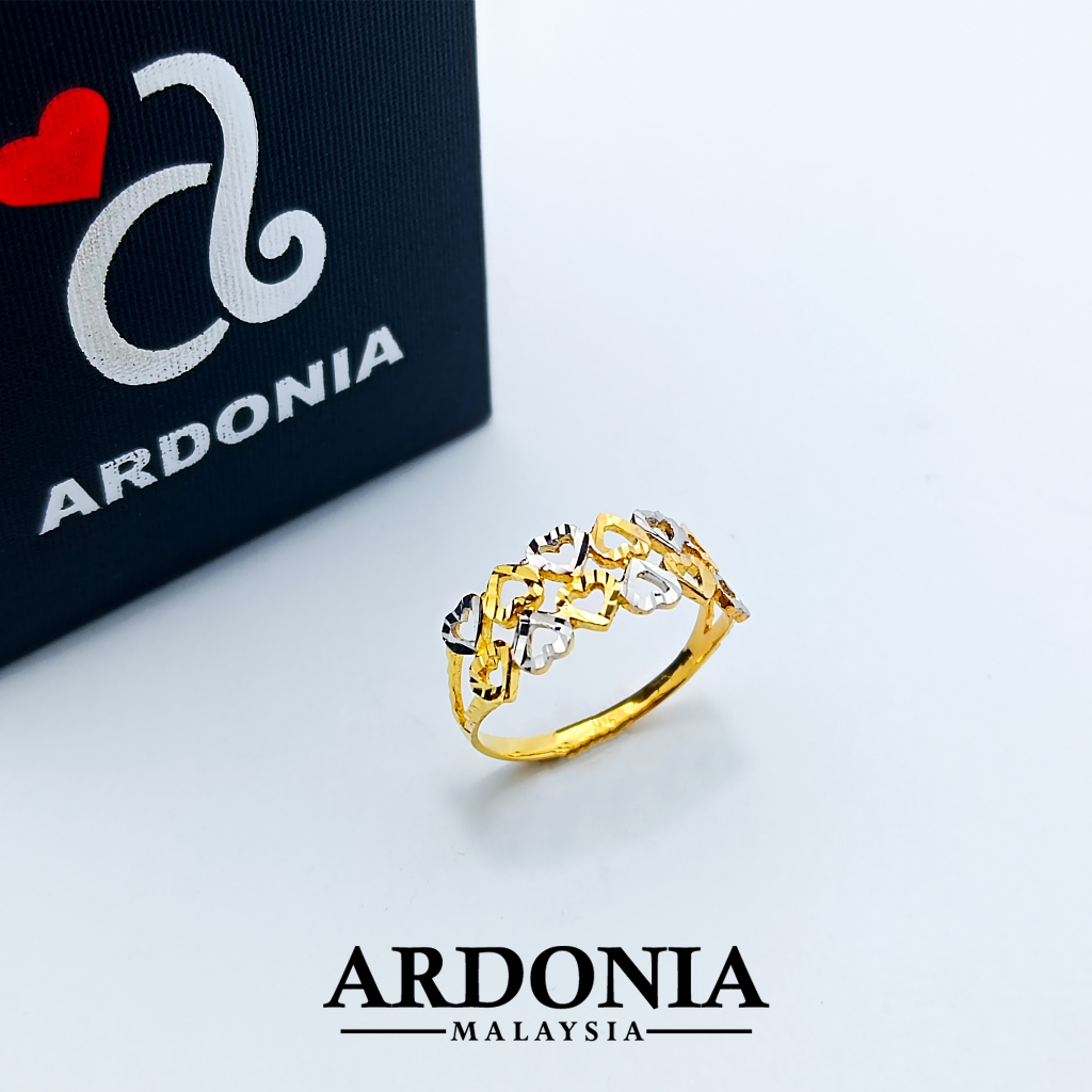 Ardonia แหวนทองคํา 375 แถว (ทอง 9K / ทอง 375) | Shopee Thailand