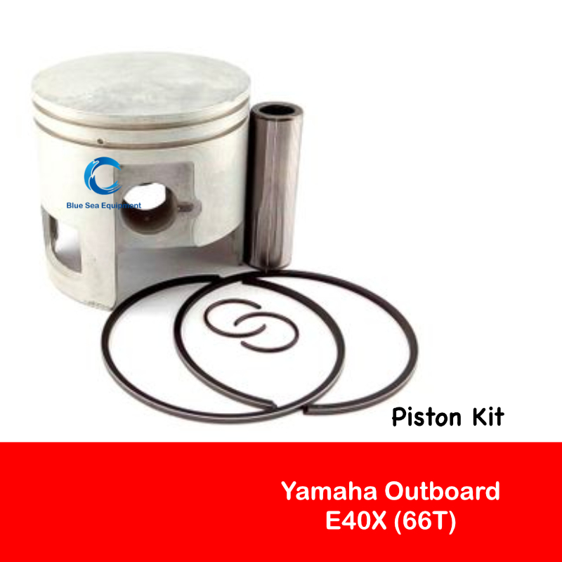 ชุดลูกสูบ (3 ขนาด) 40HP - E40X (2 จังหวะ) สําหรับเรือ Yamaha - 66T-11631-00 66T-11635-00 66T ...