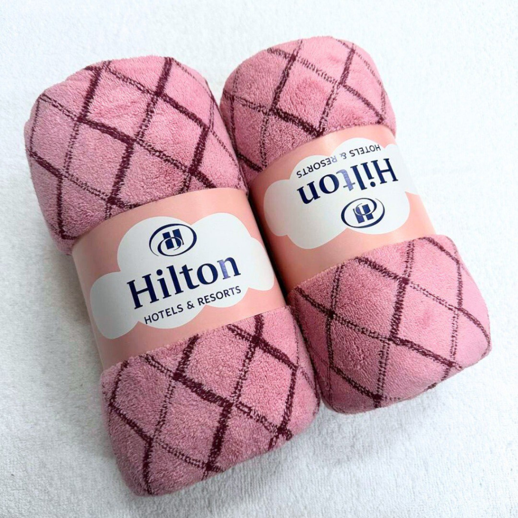Hilton Hotel Tuala Hadiah Tuala Mandi Serap ผ้าขนหนูอาบน้ํา คุณภาพสูง ...