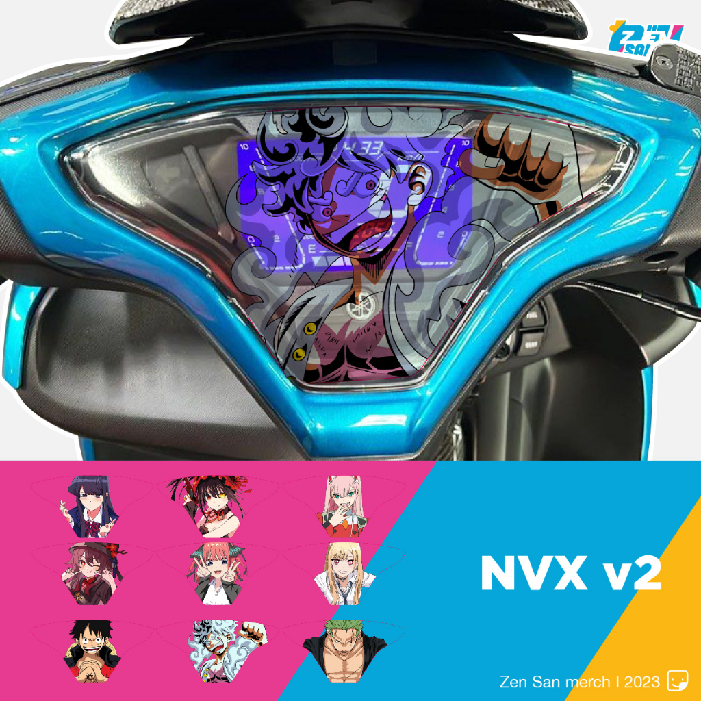 สติ๊กเกอร์วัดความเร็วอนิเมะสําหรับ NVX v1 v2 | Shopee Thailand