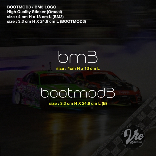 BOOTMOD3 / BM3 Sticker / Decal (สติ๊กเกอร์คุณภาพสูง) | Shopee Thailand