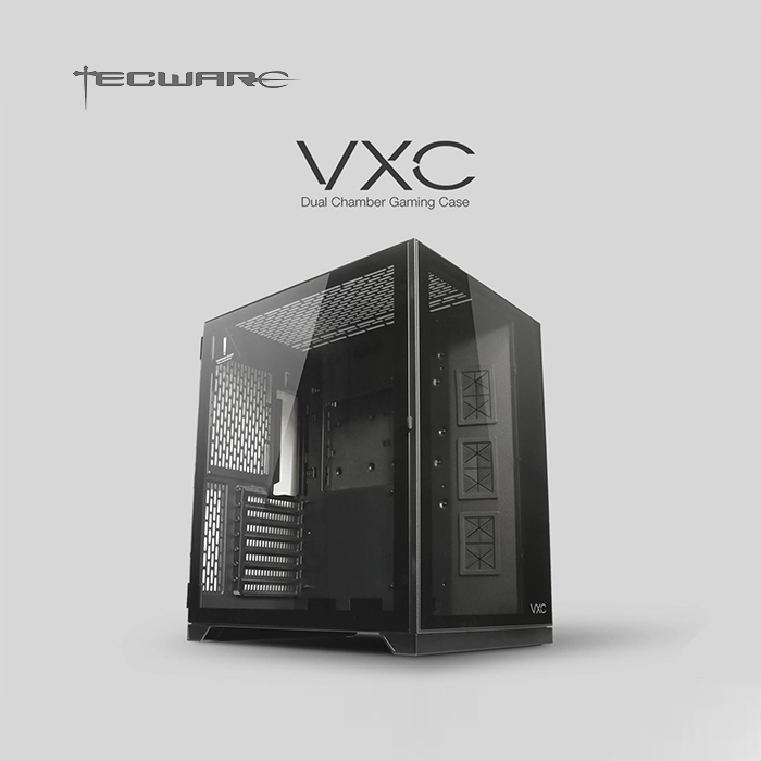 Tecware VXC TG ATX เคส / TECWARE DUAL CHAMBER CHASIS | Shopee Thailand