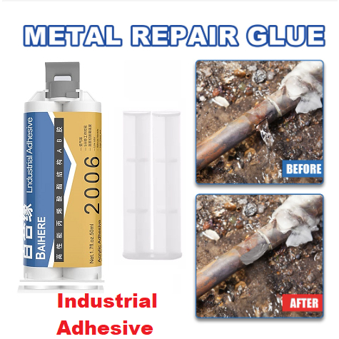 กาวอุตสาหกรรม 50ml Super Strong AB เชื่อมโลหะซ่อมกาวรั่ว Gam Besi ...