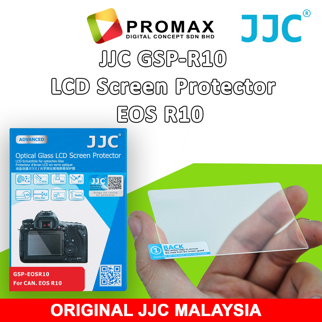 Jjc GSP-R10 EOS R10 R100 ตัวป้องกันหน้าจอกระจกออปติคอล LCD | Shopee Thailand