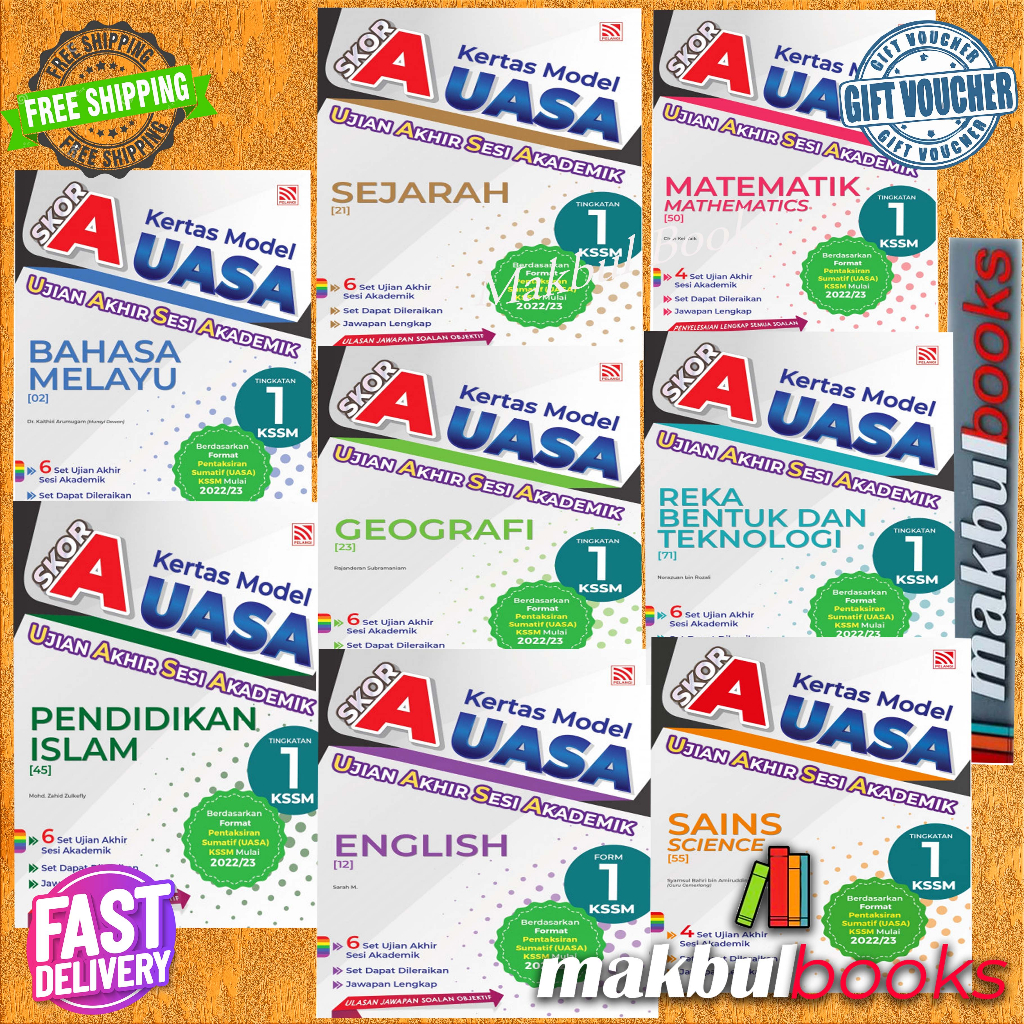 รุ้ง: Score A Paper MODEL UASA 2023 ระดับ/ฟอร์ม 1 KSSM | Shopee Thailand
